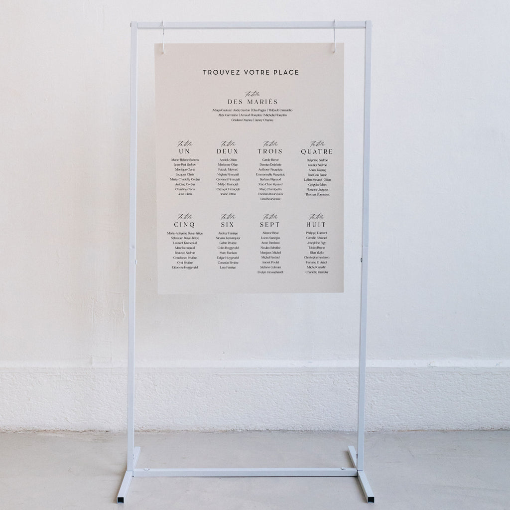 Plans de table - Signalétique et panneaux | Les Mignonneries