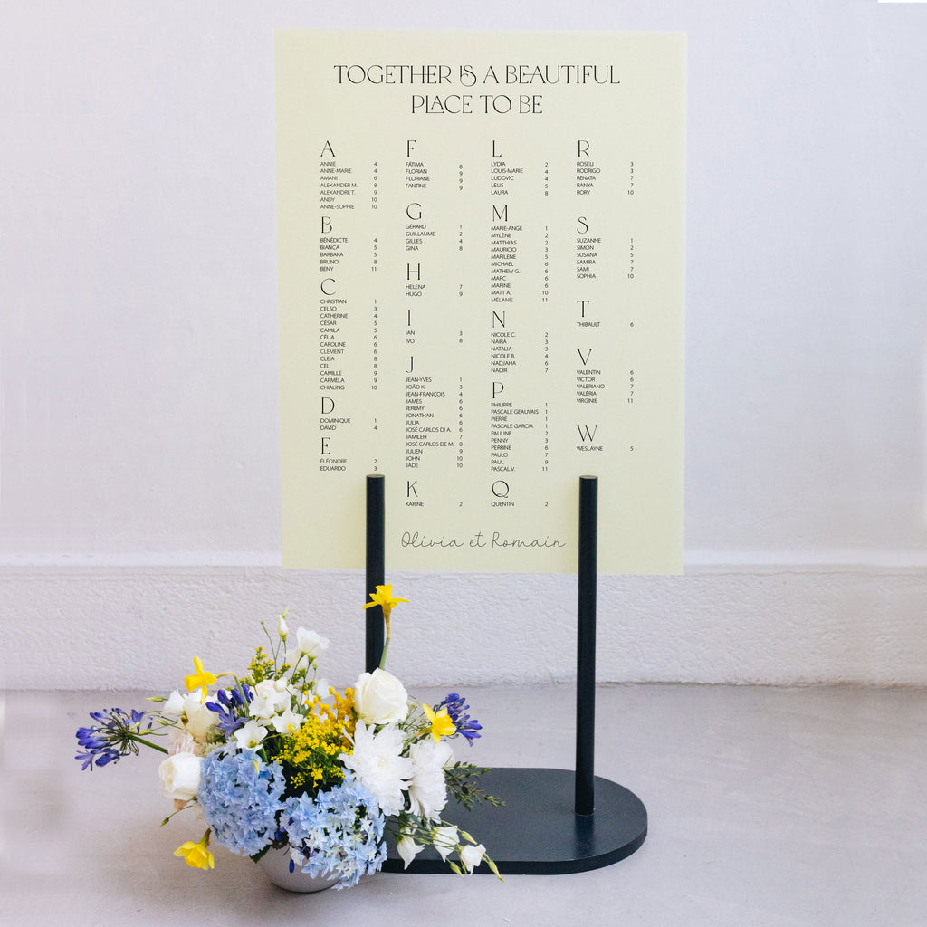 Plans de table - Signalétique et panneaux | Les Mignonneries